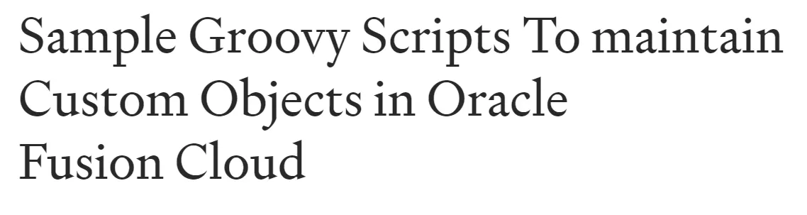 How to automate Oracle BIP Report migration from One Instance to Another | by Vishal Palakurthi ...