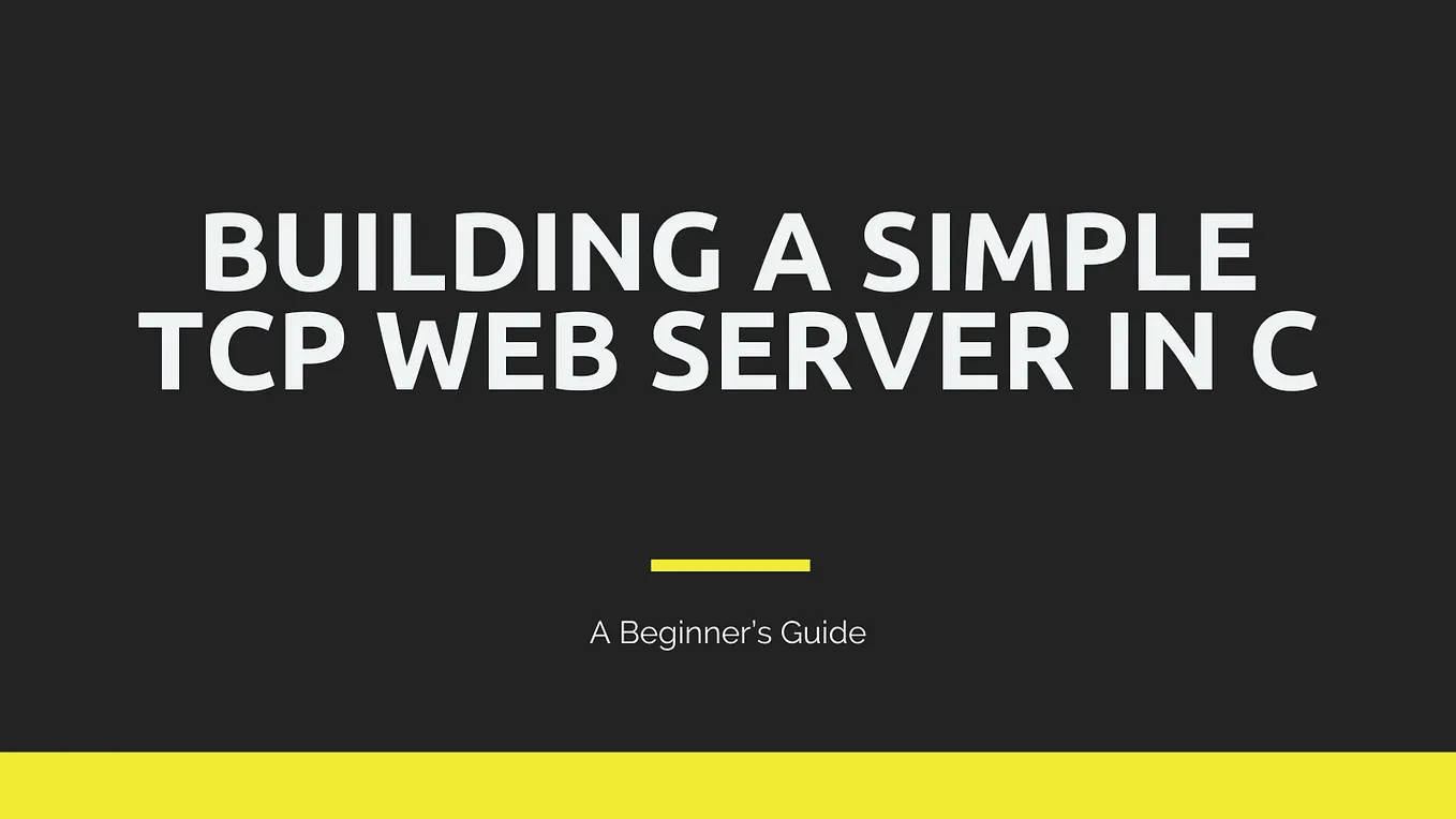 Building a Simple TCP Chat Application in C: A Step-by-Step Tutorial ...