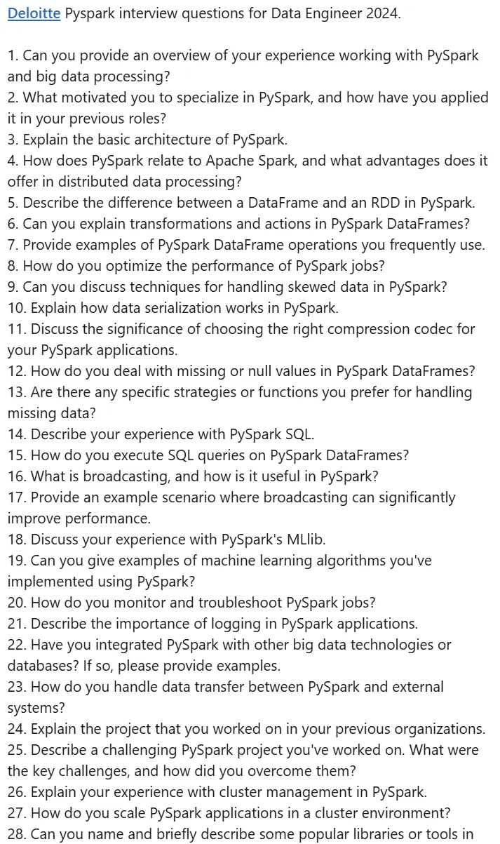 Deloitte Airflow Interview Questions for Data Engineer 2024 | by Ronit ...