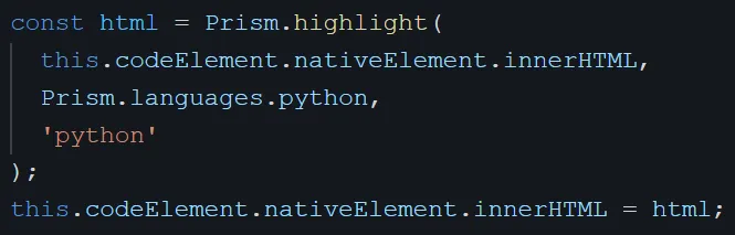 Angular and PrismJS. How to set up and use PrismJs in… | by ...