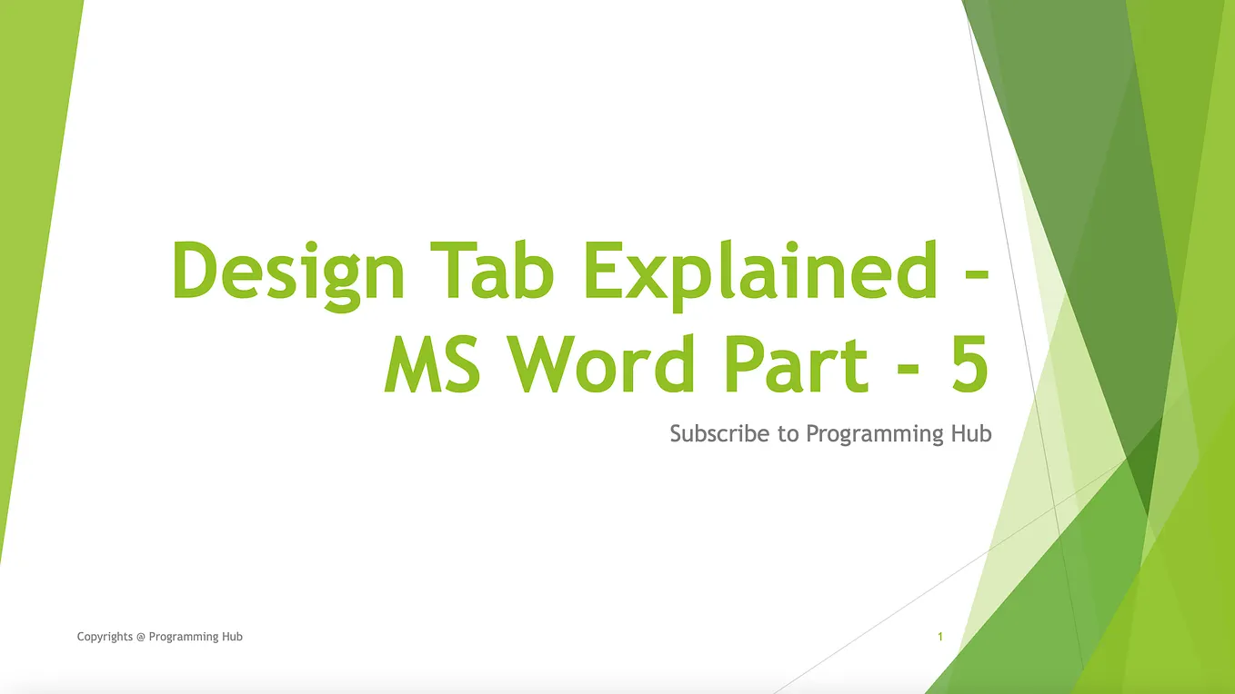 Layout Tab in MS Word: A Guide to Implement All Features | by Reels ...