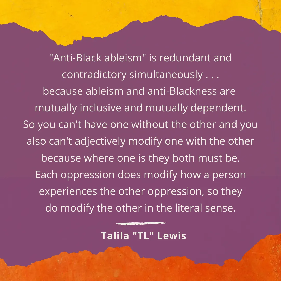 Disability Ain’t for Ya Dozens (or Demons): 10 Ableist Phrases Black ...