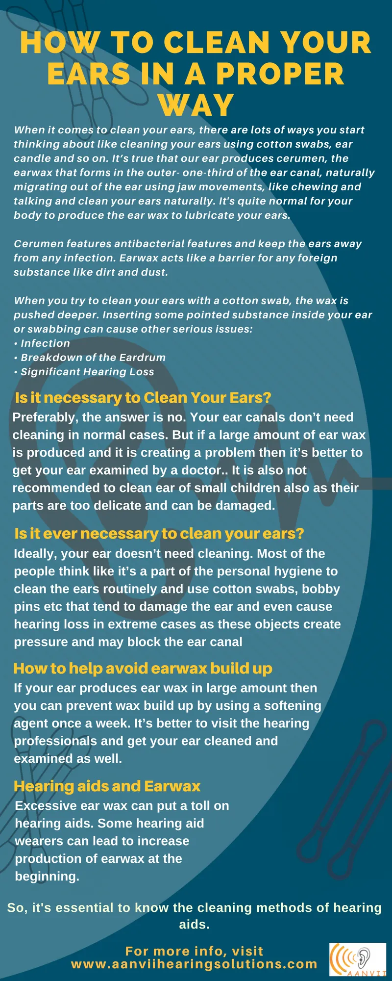 How to Clean Your Ears in a Proper Way | by AanviiHearingSolutions | Medium
