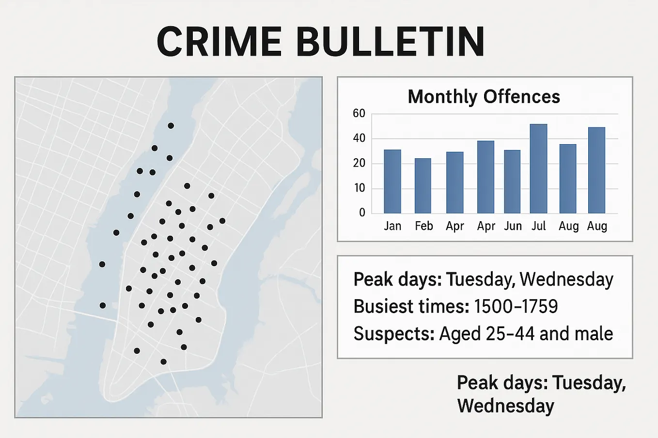 Aoristic crime analysis. When analysing crime patterns, it’s… | by Iain ...