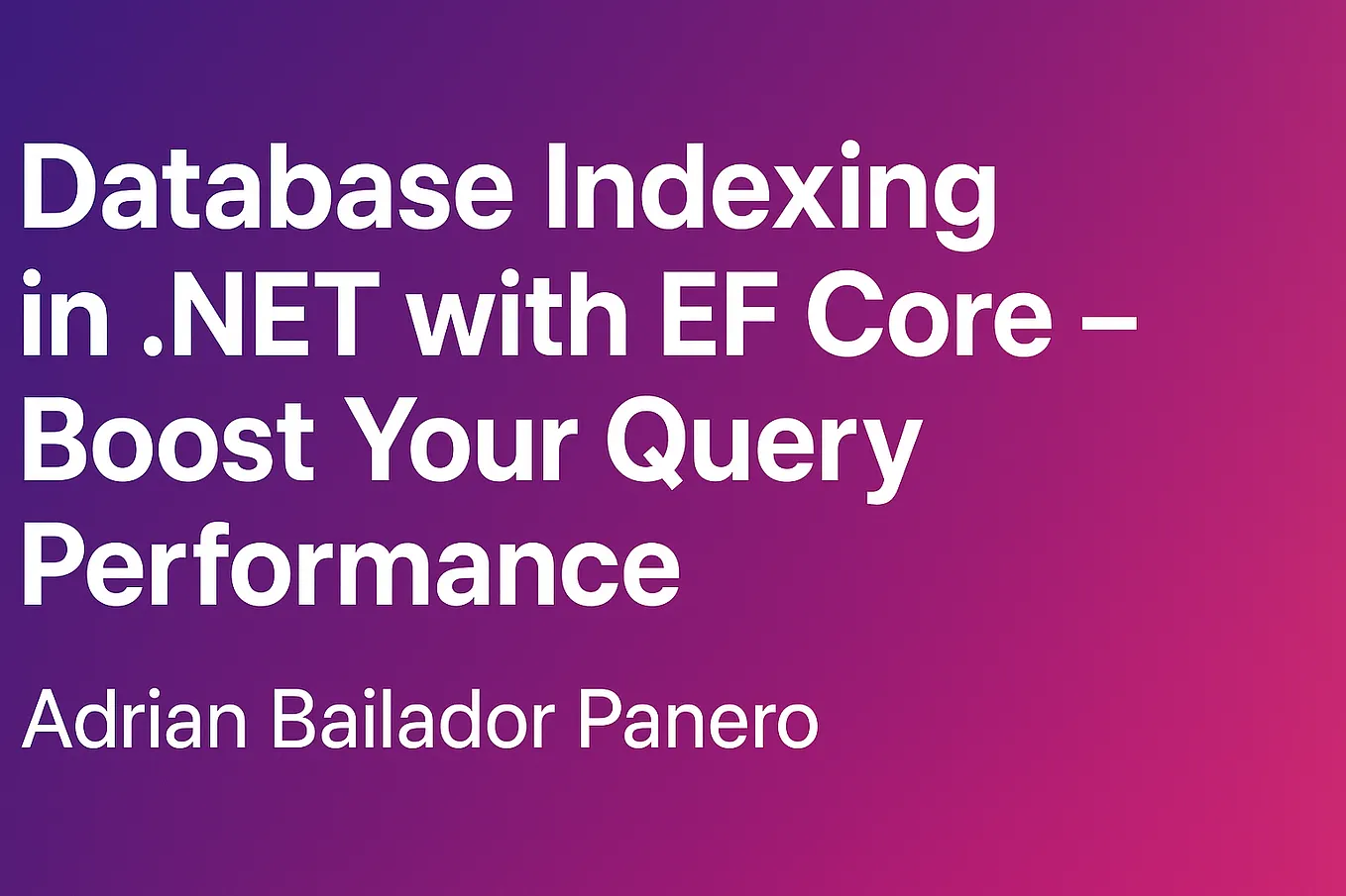 Detecting Missing Migrations in EF Core: A Guide for .NET Developers | by Adrian Bailador | Jul ...