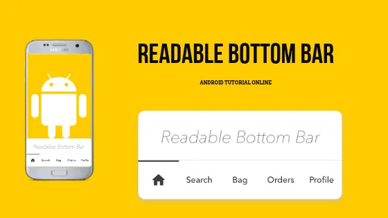 Curved Bottom Navigation View Animation | by Android Tutorial | Medium