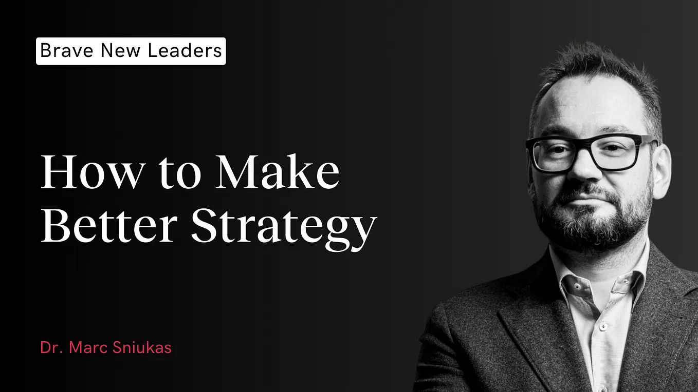 Visual Thinking for Strategy — The Hidden Power of Business Design | by ...