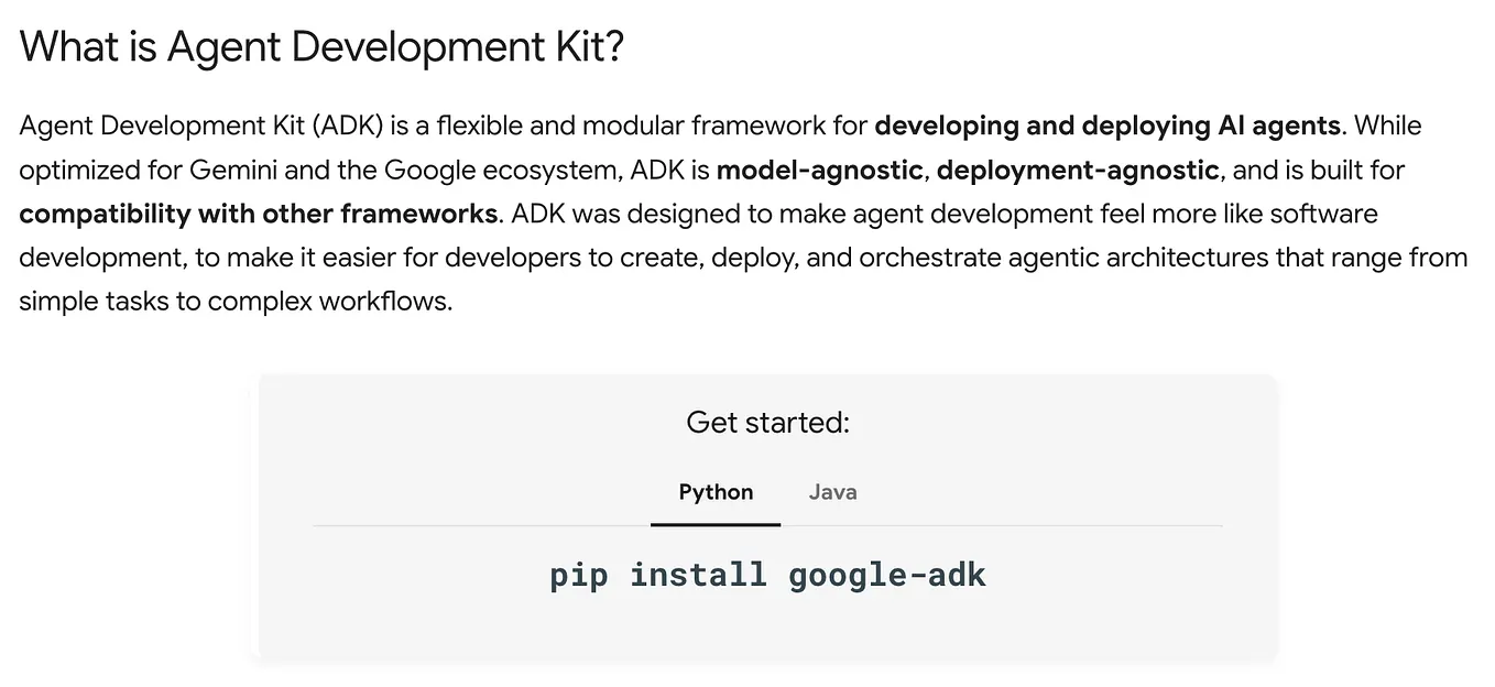 A Curated List of Resources for Google’s Agent Development Kit (ADK) | by Rasheedat Atinuke ...
