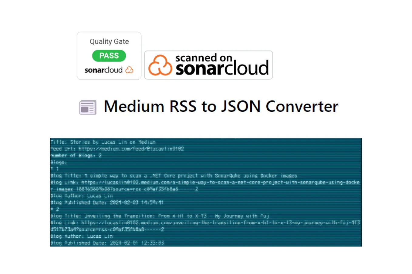 A simple way to scan a .NET Core project with SonarQube using Docker images | by Lucas Lin | Medium