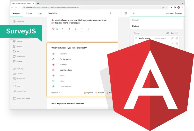 SurveyJS Library — Calculate Properties and Hide Elements With Expressions and Functions | by ...