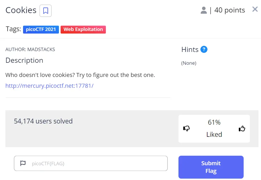 picoCTF Web Exploitation: Cookie Monster Secret Recipe | by Kamal S | Medium