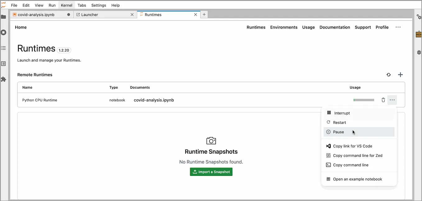 How to Keep Your Jupyter Notebook Session Alive (Even After Logging Out) | by Datalayer ...