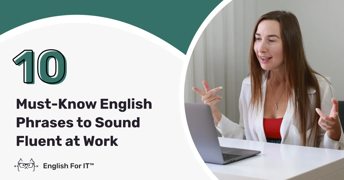 12 English Phrases for Work Conversations Every Professional Should Use ...