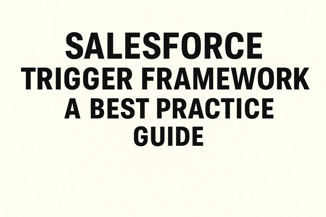 Salesforce Database.Error. When working with Salesforce Apex… | by UATeam | Medium