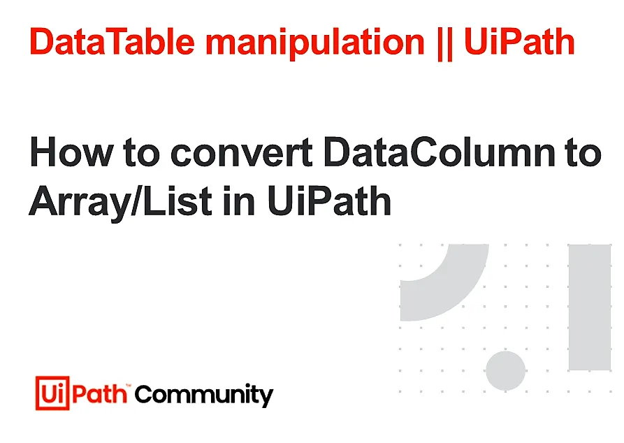 How to upload entire DataTable as single queue item || UiPath | by Pradumn Kumar | Medium