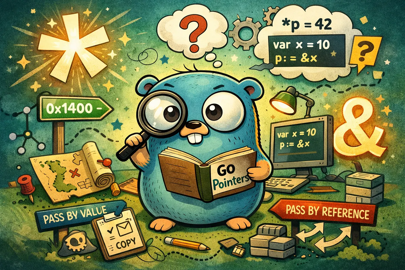 Go Pointers Explained — A Complete Interview-Ready Cheat Sheet | by Sushant Jogdand | Dec, 2025 ...