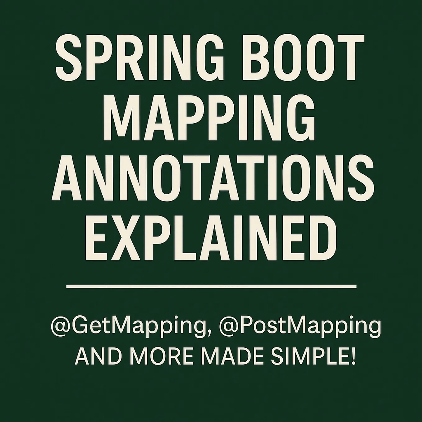 What Are Annotations in Spring Boot? Explained Simply with Examples | by Anjali Keshari | Medium