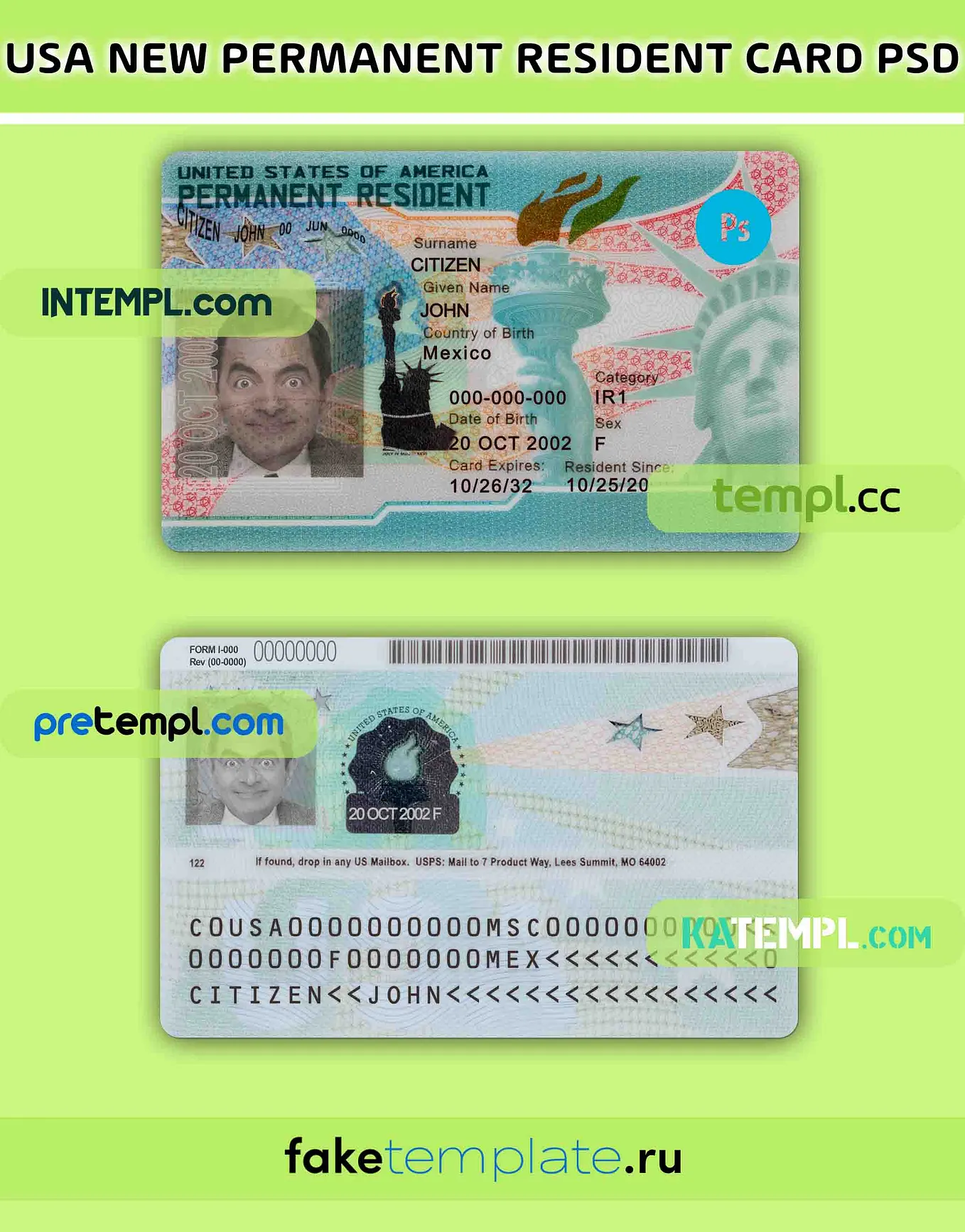 Philippines identity card PSD template, 2019 — present | by Shotempl ...