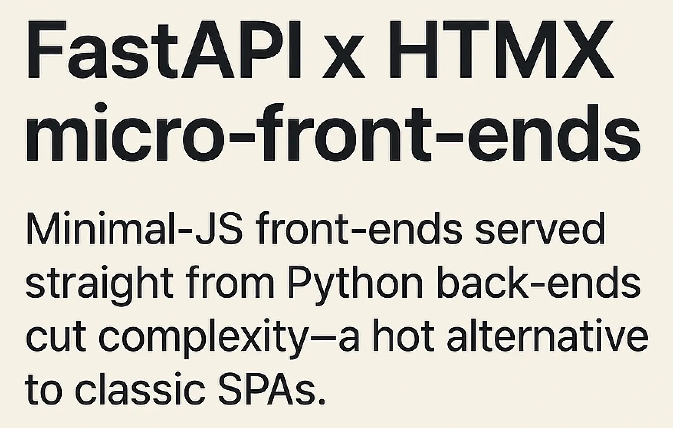 Python in 60 Seconds. FastAPI | by Configr Technologies | Aug, 2025 | Python in Plain English