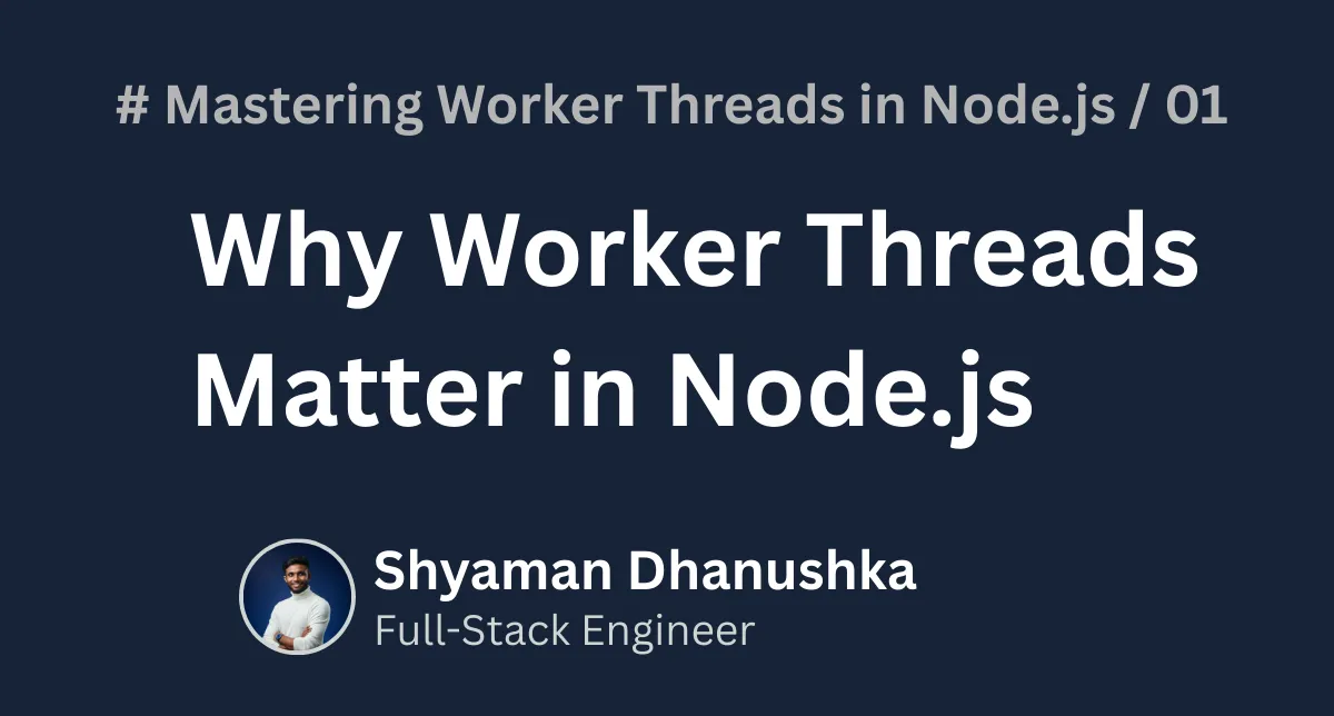 What are worker.on() Events in Node.js? | by Ksdhanushka | Dec, 2025 ...