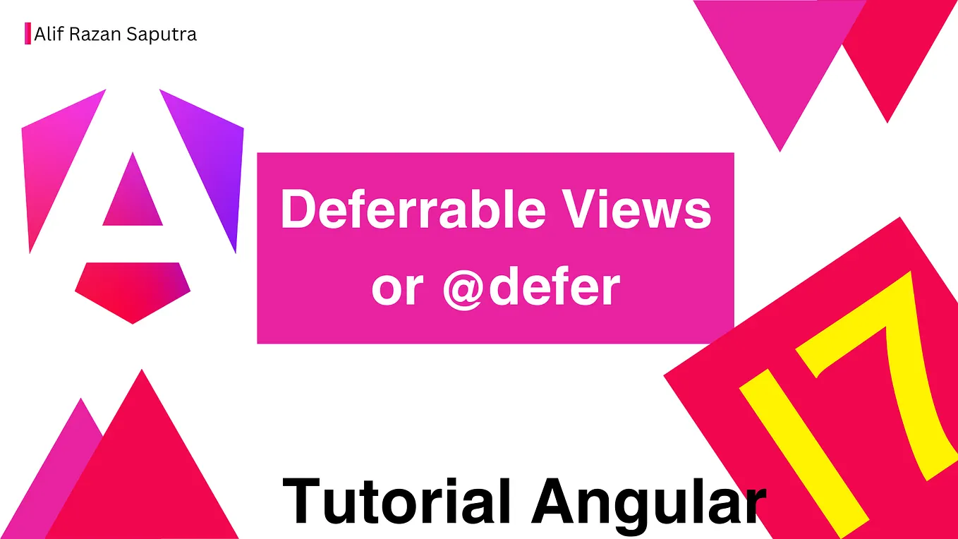@if vs *ngIf — Angular 17 : The newest version of Angular | by Alif Razan Saputra | Medium