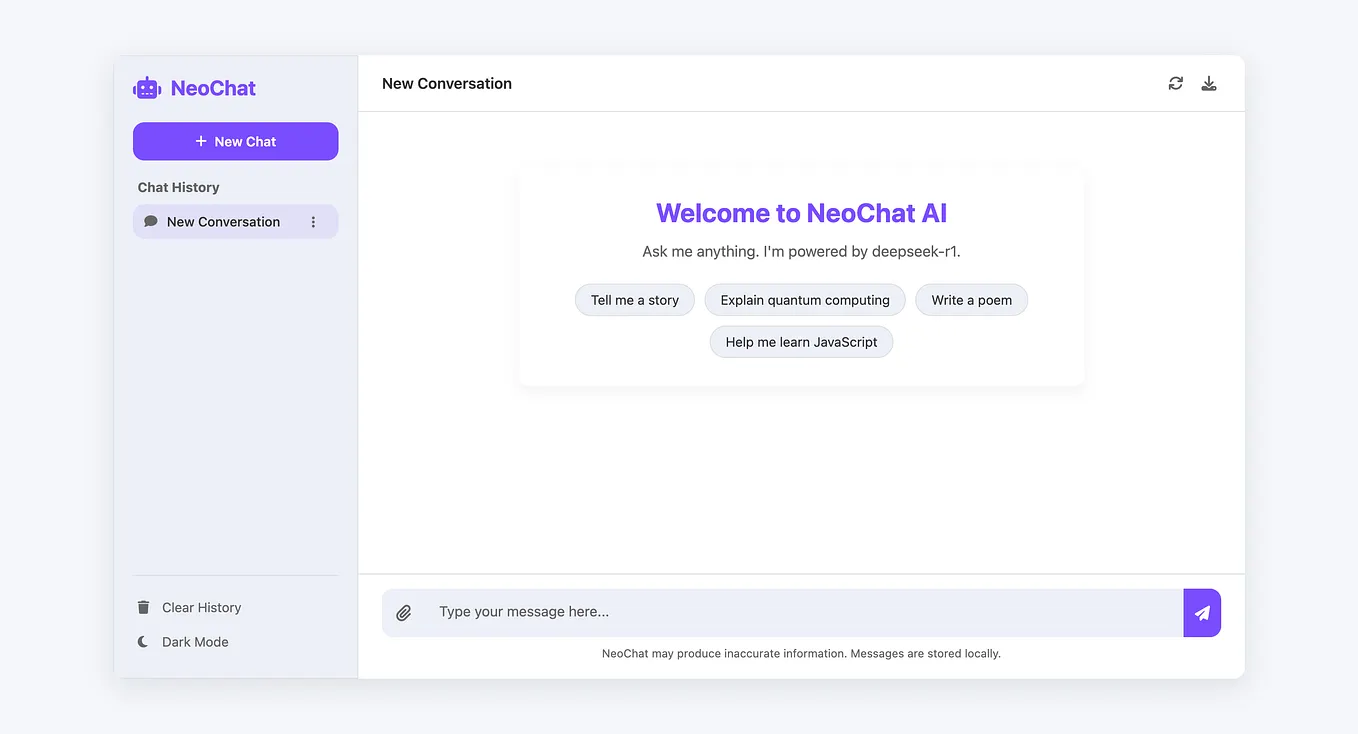 Build an AI Chatbot Frontend with React, Next.js, and FastAPI Powered by Ollama & DeepSeek-R1 ...