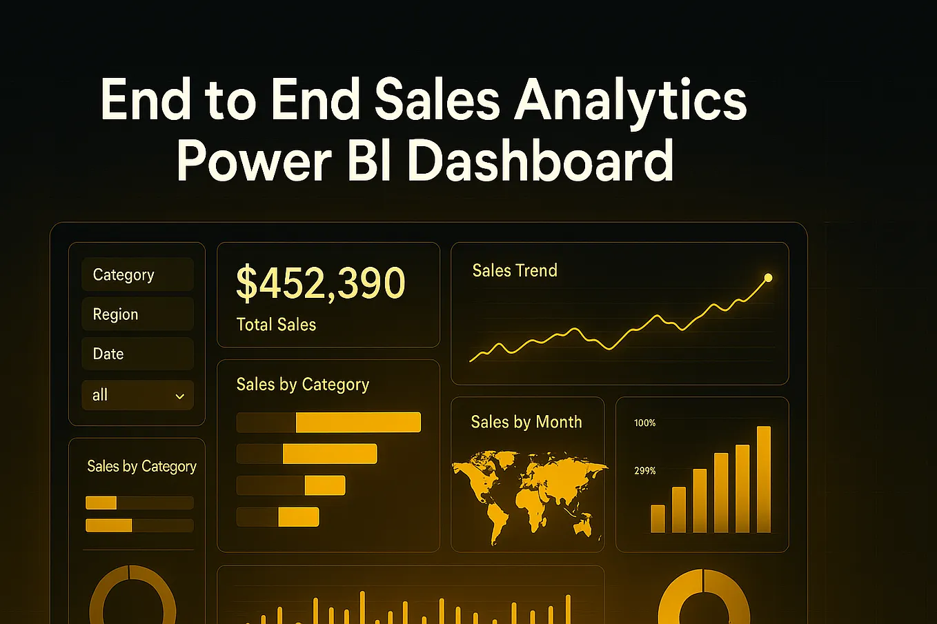 End to End Power BI Project : Project Management Dashboard | by lohith | Medium