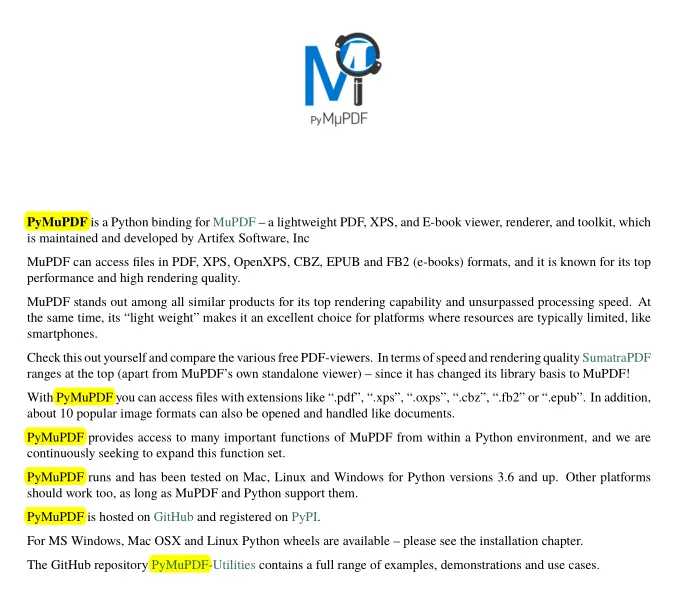 Text Extraction Strategies with PyMuPDF | Medium