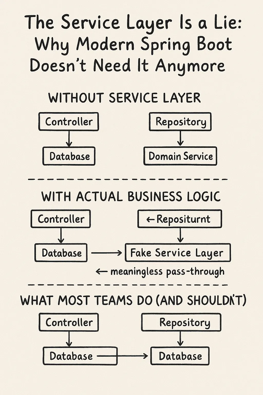 Good question — we did use HikariCP (Spring’s default) and it worked ...