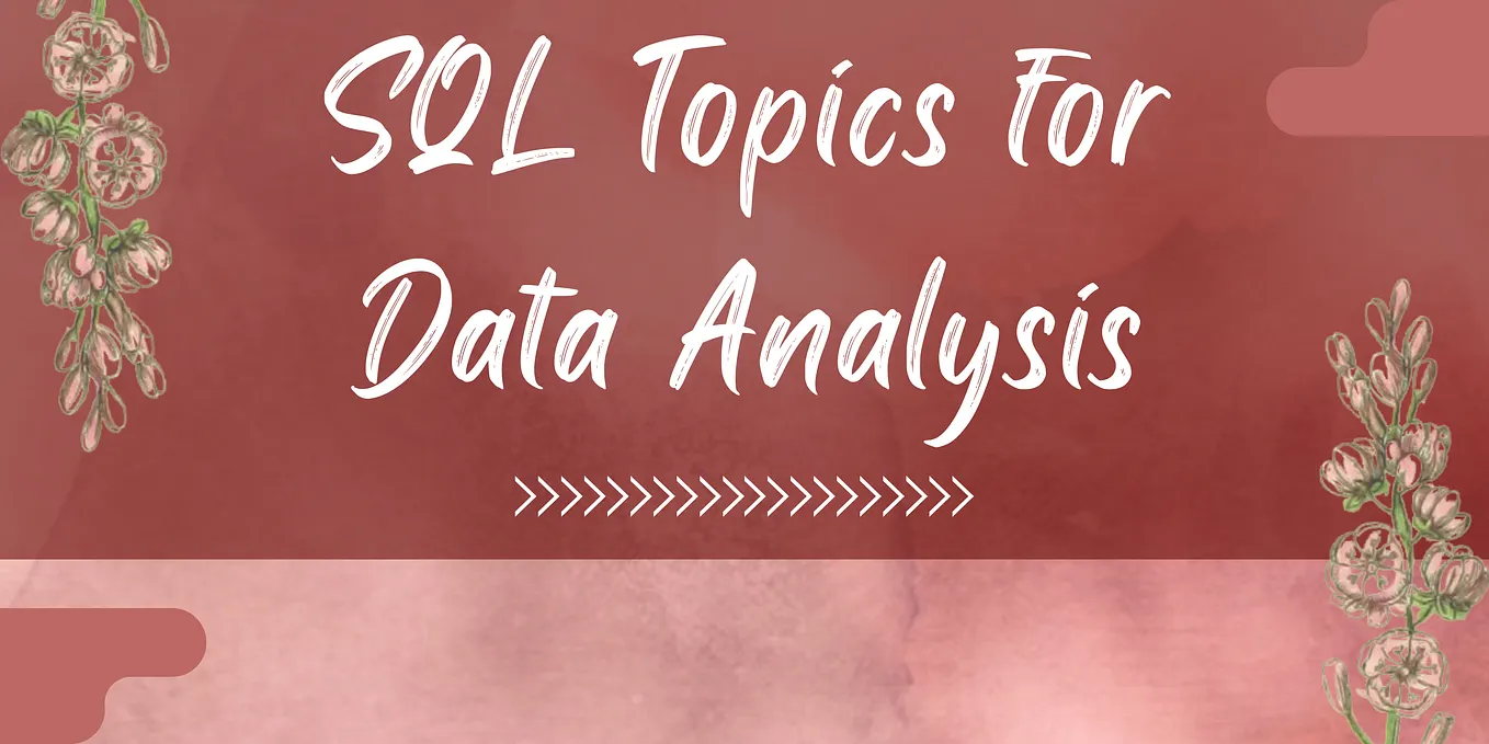 Excel Topics for Data Analysis. If you’re a beginner looking to dive ...