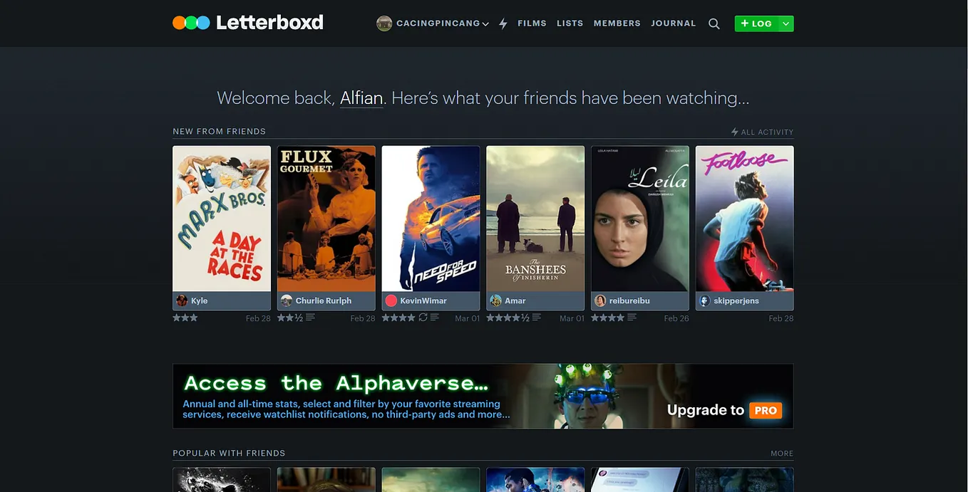 Letterboxd Personality Type. Classifying Your Movie Watching Habits ...