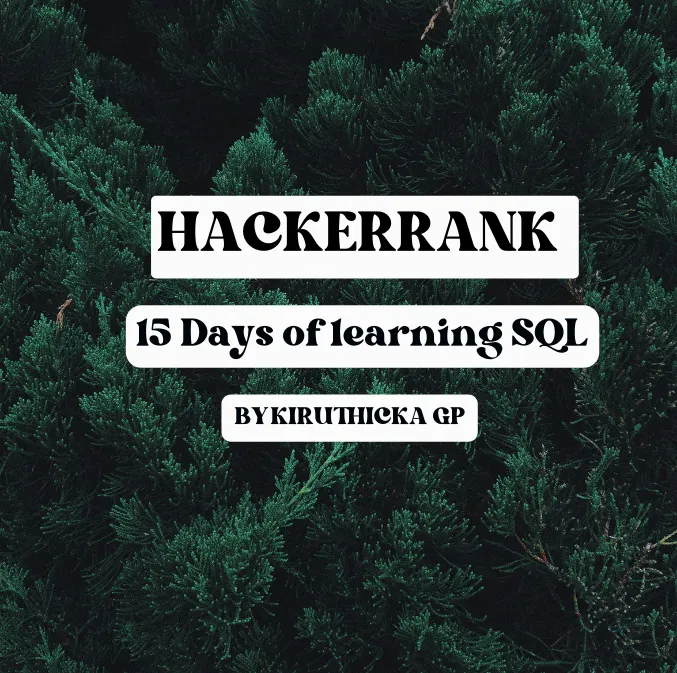 Hacker rank | SQL (Medium) | The PADS | By Kiruthicka GP | by Kiruthickagp | Medium