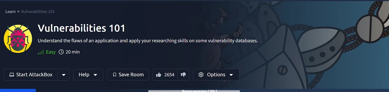Vulnerabilities 101 | TryHackMe | Solutions | by Neharidha Murali | Medium