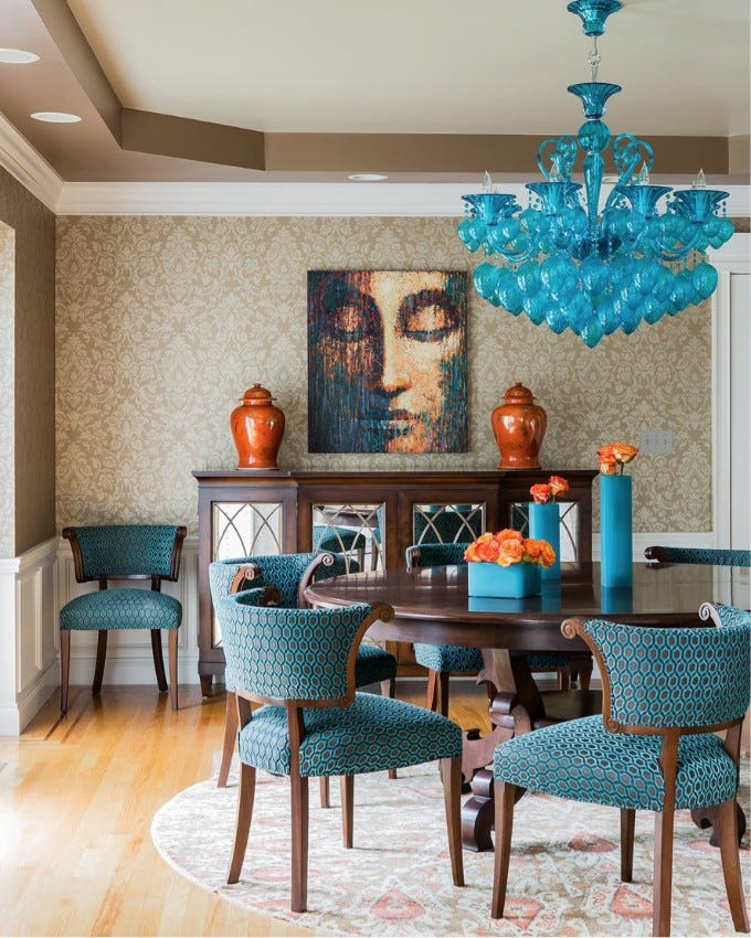 Turquoise Dining Room Ideas