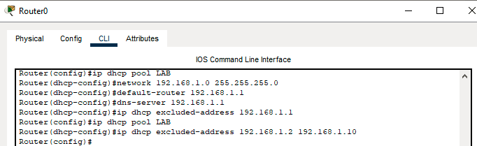Konfigurasi Dhcp Dan Dns Server Menggunakan Cisco Packet Tracer