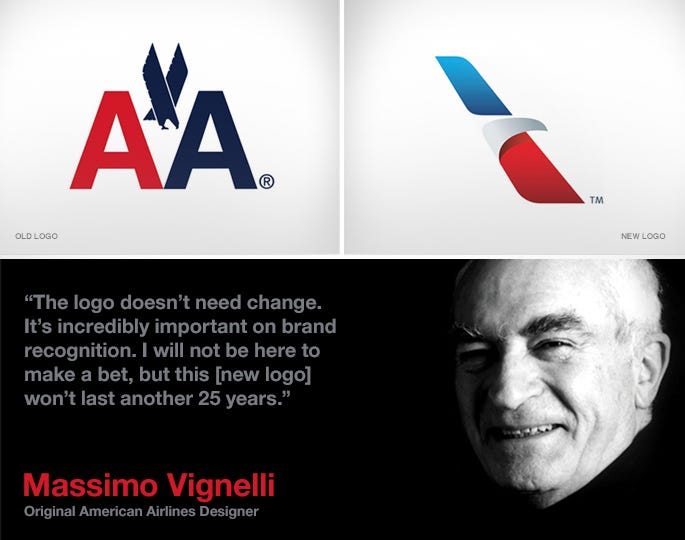 Massimo Vignelli American Airlines