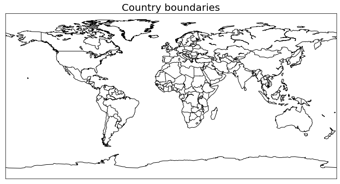 World Map With Countries Coloring Page