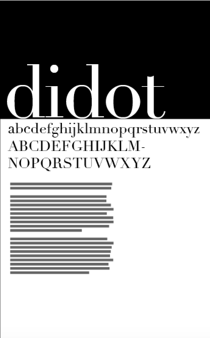 Didot Lettertype Logo's CDF Project 3, Part 2. The History Of Didot