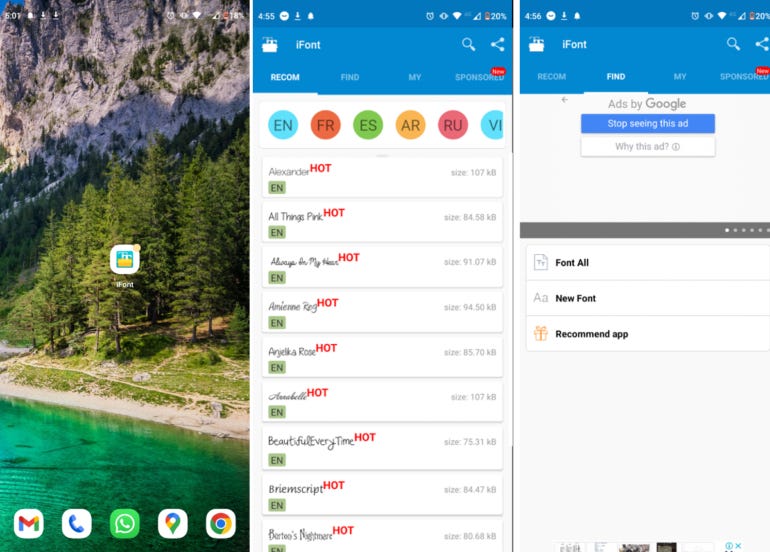 Android Fonts