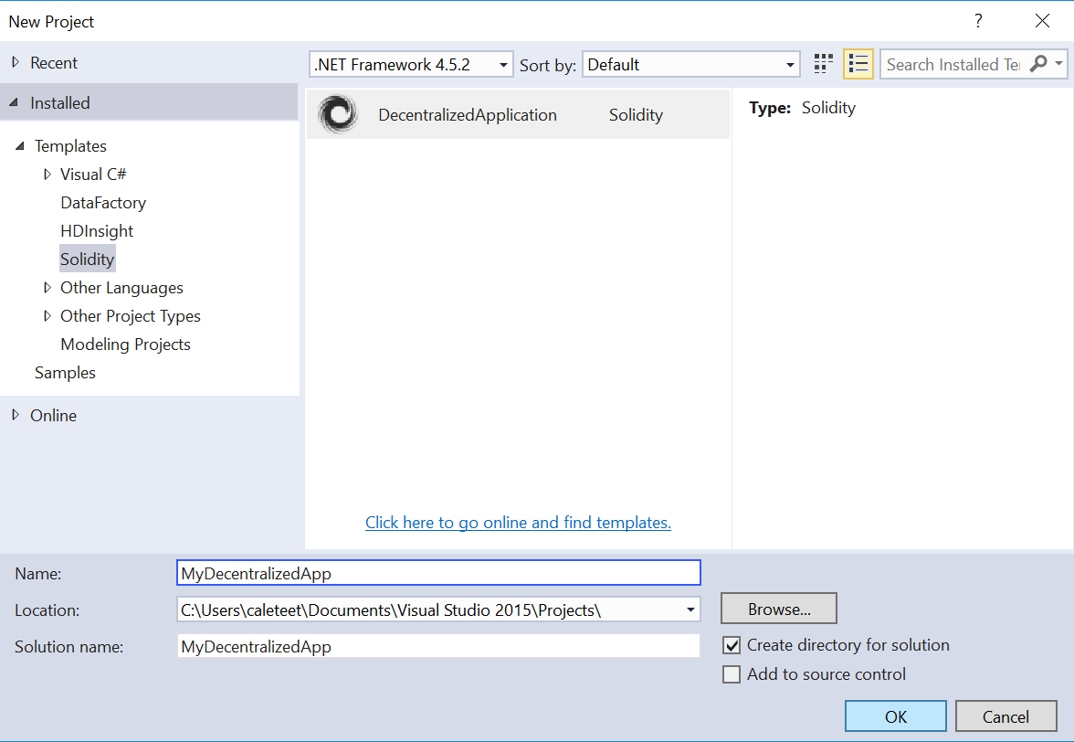 Ethereum Solidity Now Available In Visual Studio Blockchain