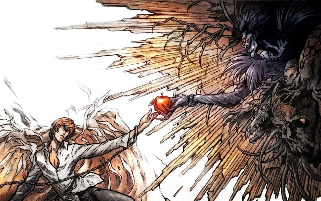 Death Note Shinigami Eating Apple