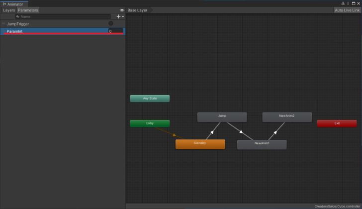 Unity Manual Animator Controller