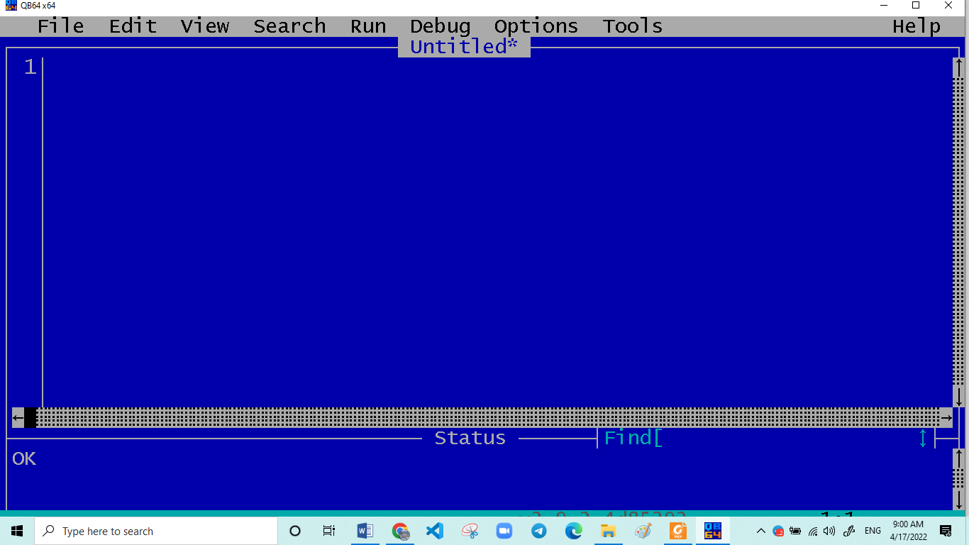 Qbasic For Windows 7