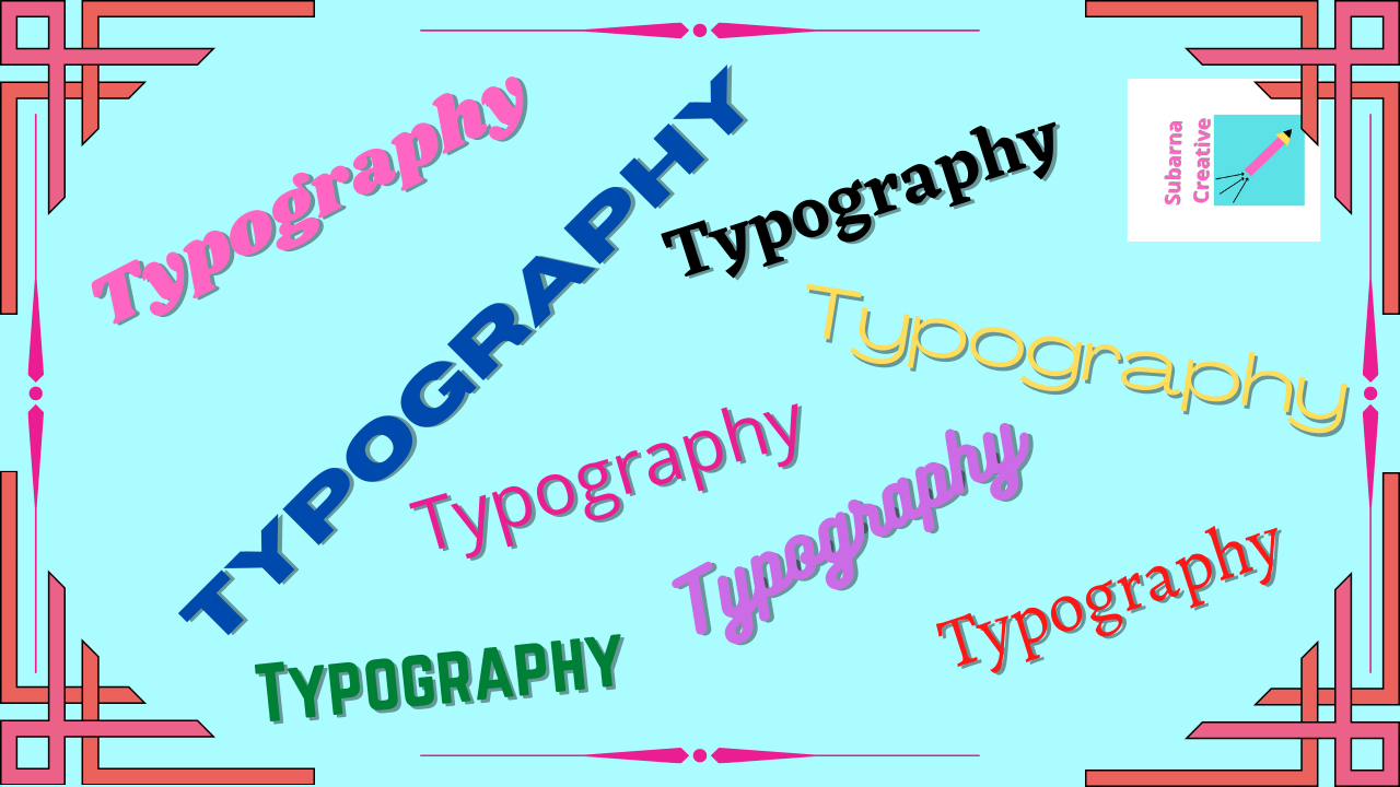 Graphic Design Typography Fonts