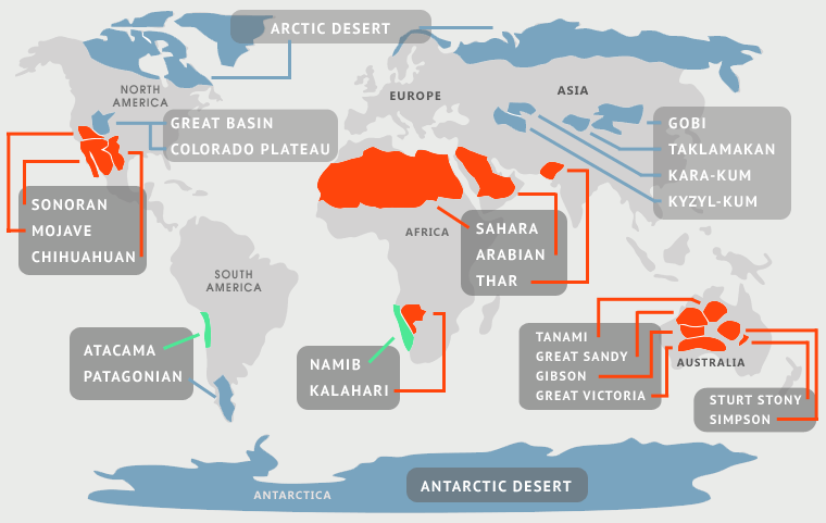 Deserts In Alaska On Map