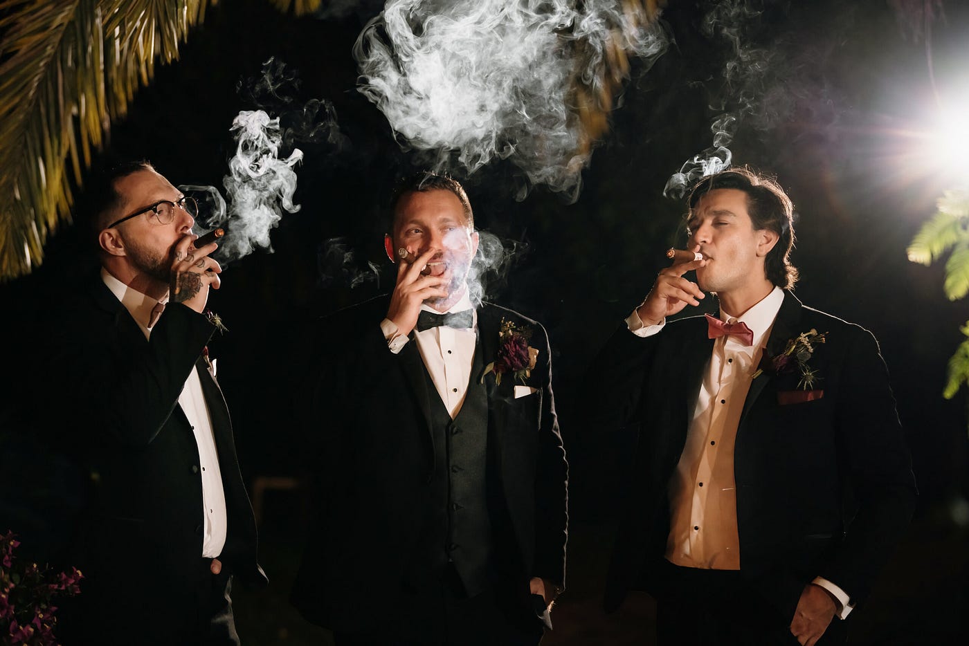 Smoking Cigars At Wedding What We're Actually Thinking A Groom's