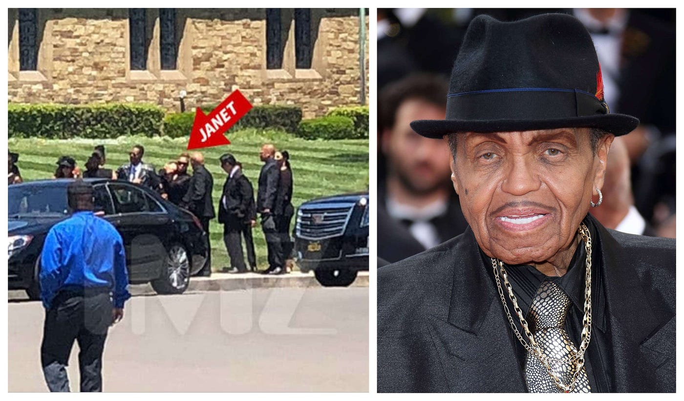 Janet Jackson At Michael Jacksons Funeral