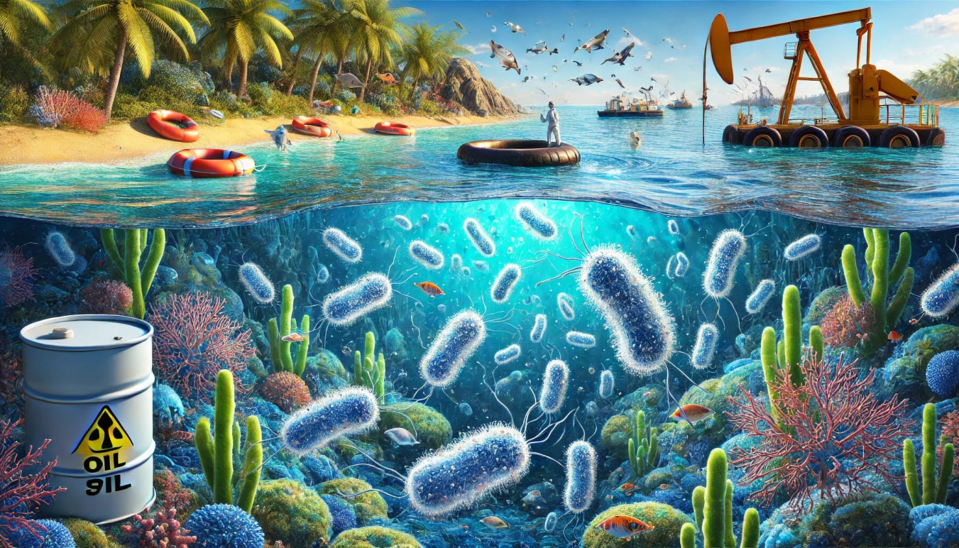 Cleaning Oil Spills With Bacteria Using Carbon Nanomaterials To Clean