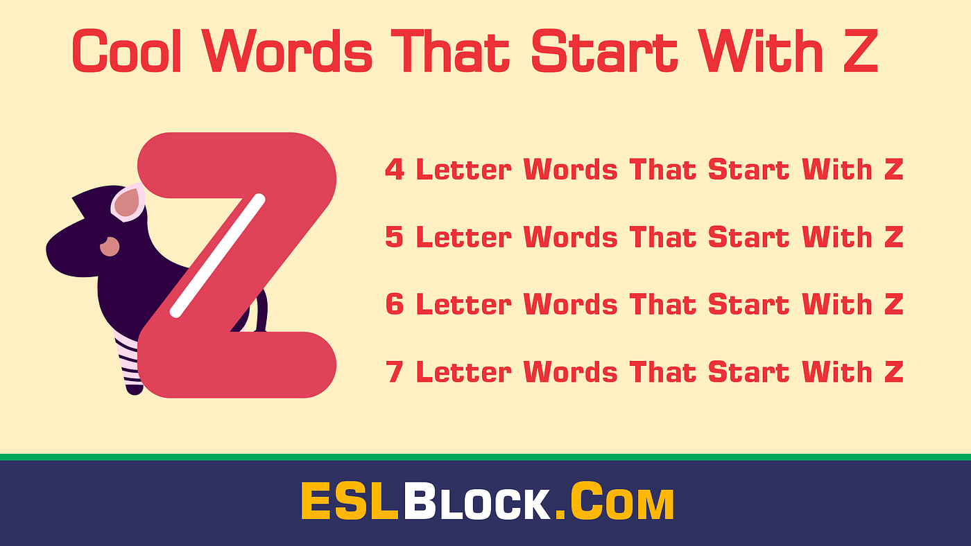 Letter Z Words