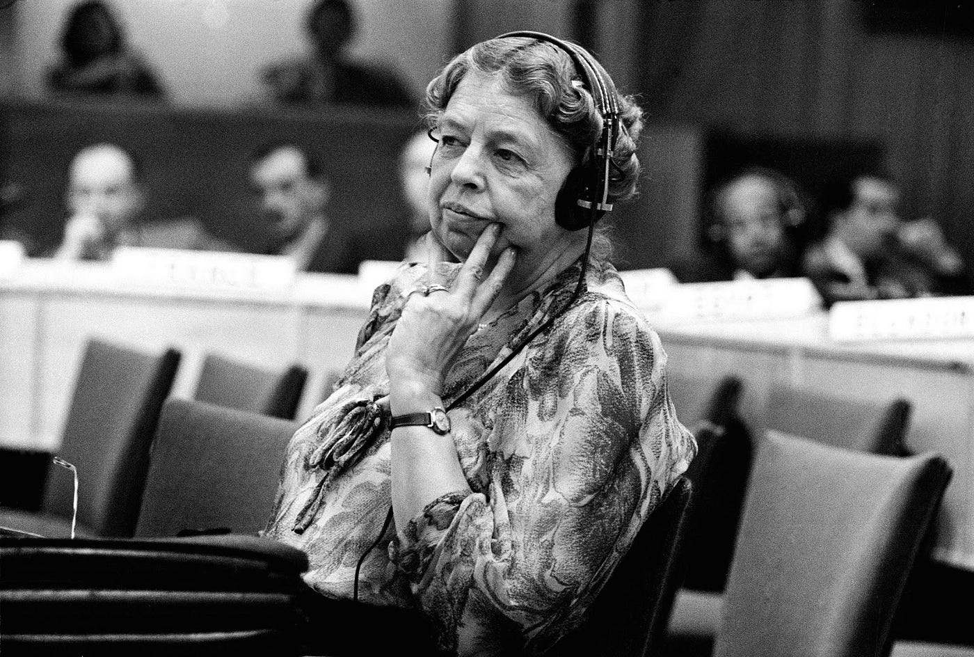 Eleanor Roosevelt In Action